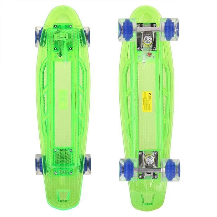 Skateboard Mini avec LED lumineuse Vert - Achat / Vente Skateboard Mini ...