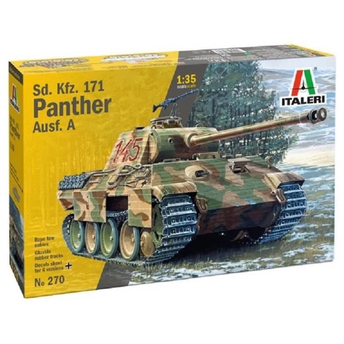 ITALERI - Maquette Char Sd.kfz. 171 Panther Ausf. A Italeri 270 1/35ème Maquette Char Promo ...