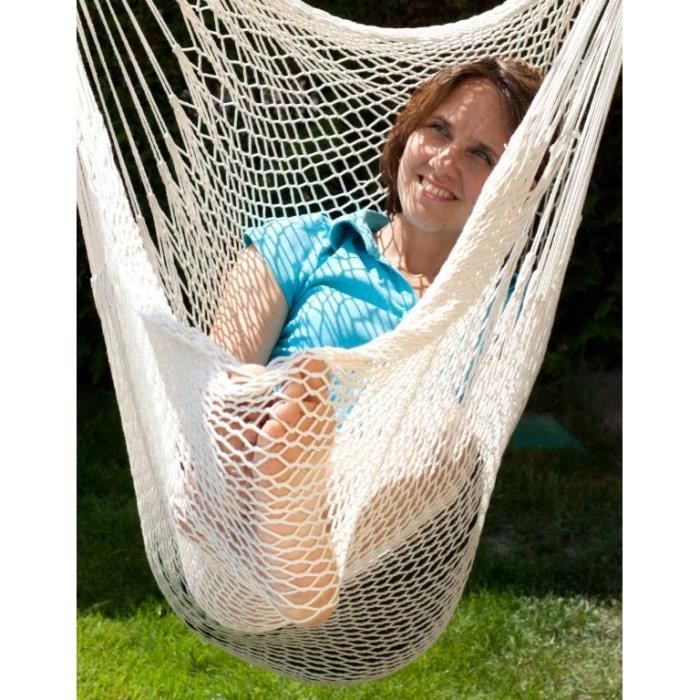 MacaMex Filet mexicain hamac naturel nature - beige Coton Taille grand ...