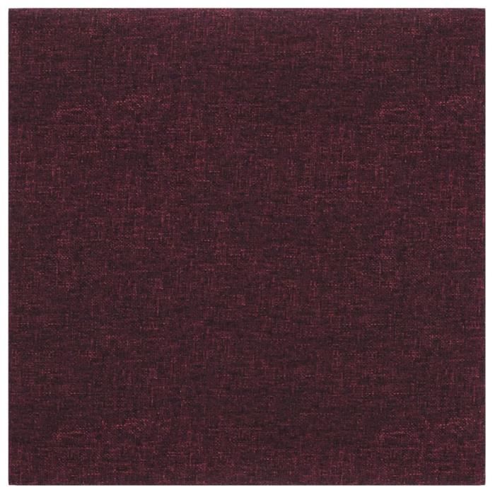 Lambris muraux OMABETA - 12 pcs Violet 30x30 cm Tissu 1,08 m² ...
