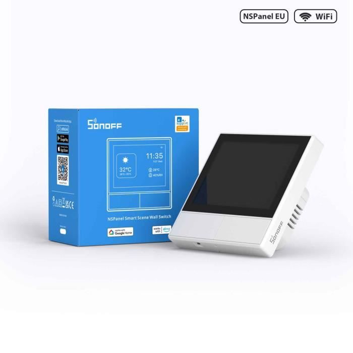 Commutateur intelligent - SONOFF - NSPanel - WiFi - Écran tactile 3,5 ...