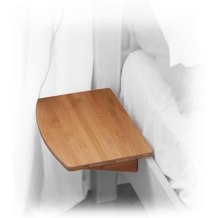 Petit Table de Nuit e ambou, Table de Chevet (Naturel, Clips 26mm)101 ...