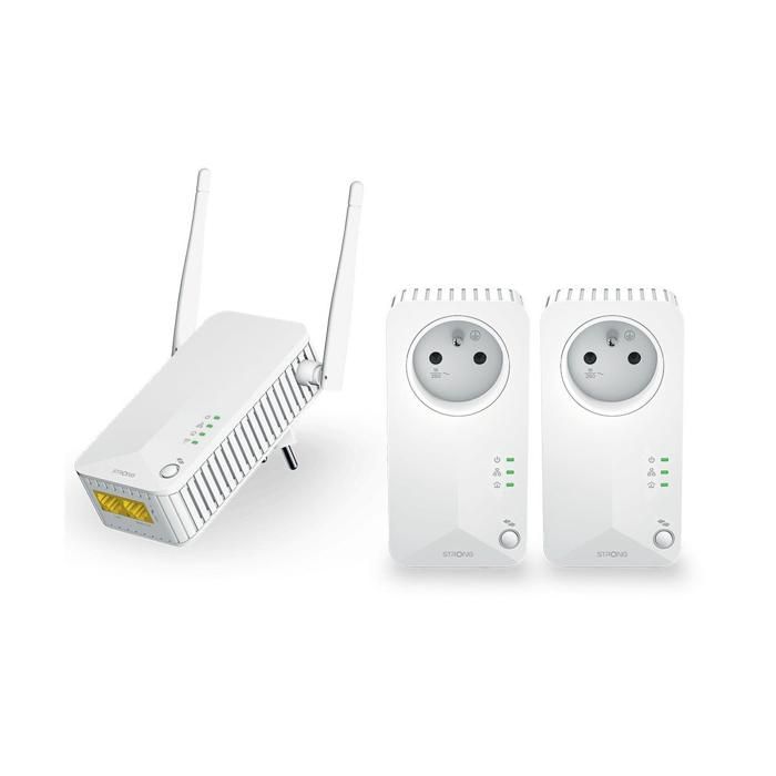 Adaptateur CPL WiFi - STRONG - CPL 600 Mbits + CPL 1000 Mbits ...