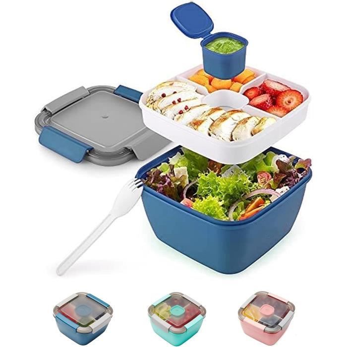 Bento Box Boîte À Déjeuner, Lunch Box Avec Compartiment Et Couverts ...