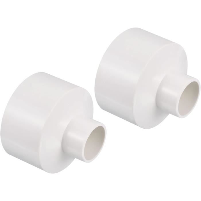 Raccord réducteur en PVC 75 x 32 mm, lot de 2 connecteurs adaptateurs à ...