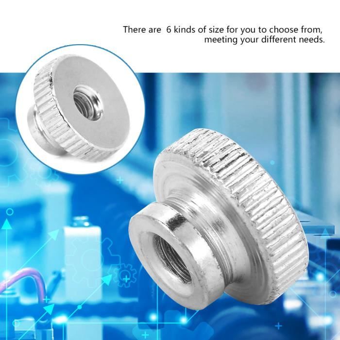 FHE-crou de poignée (M65pcs)M3 M4 M5 M6 M8 M10 Acier Au Carbone Plaquée Par Nickel Serrent La ...