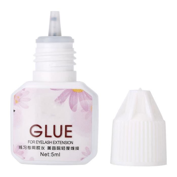 Colle pour extension de cils - ABI - Colle d'extension de cils 5ML - Adhérence forte - Séchage ...
