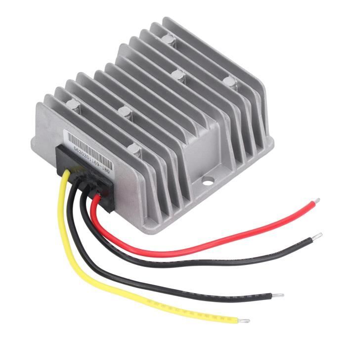 YOSOO Régulateur de tension DC à DC RéGulateur de Tension 60W DC 12V 24V à DC 12V 5A pour Moteur ...