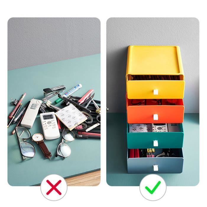 RUR Ecent Organiseur Rangement de bureau Multifonctionnels en bois avec ...