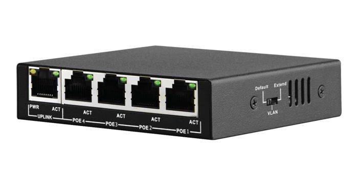 POE Switch PS504 Power Over Mini Ethernet, 5 ports LAN RJ45, 4 ports ...
