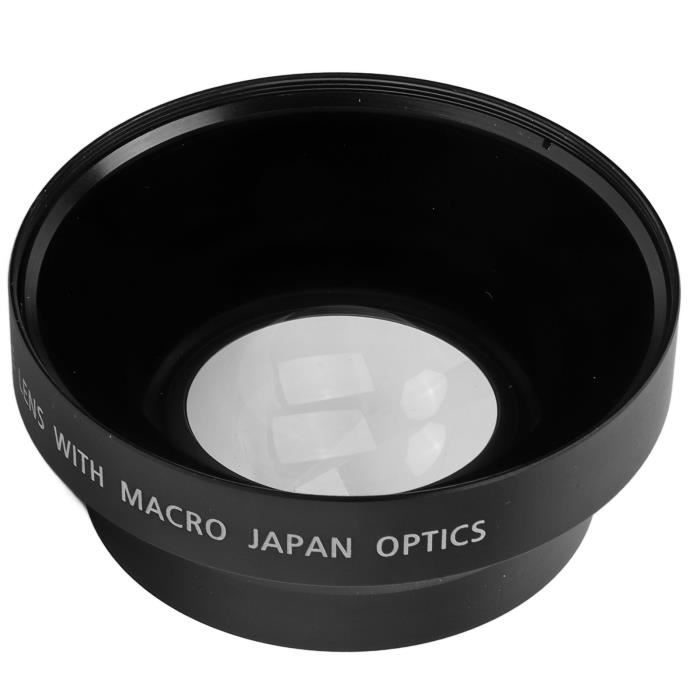 YOSOO Verre optique 0.43x Lentille Objectif de conversion macro grand ...
