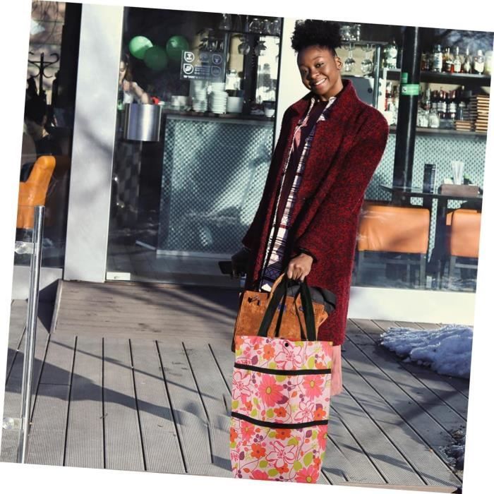 3 Pièces Sac De Courses Sac À Provisions Pliable Sac De Caddie Sac À ...