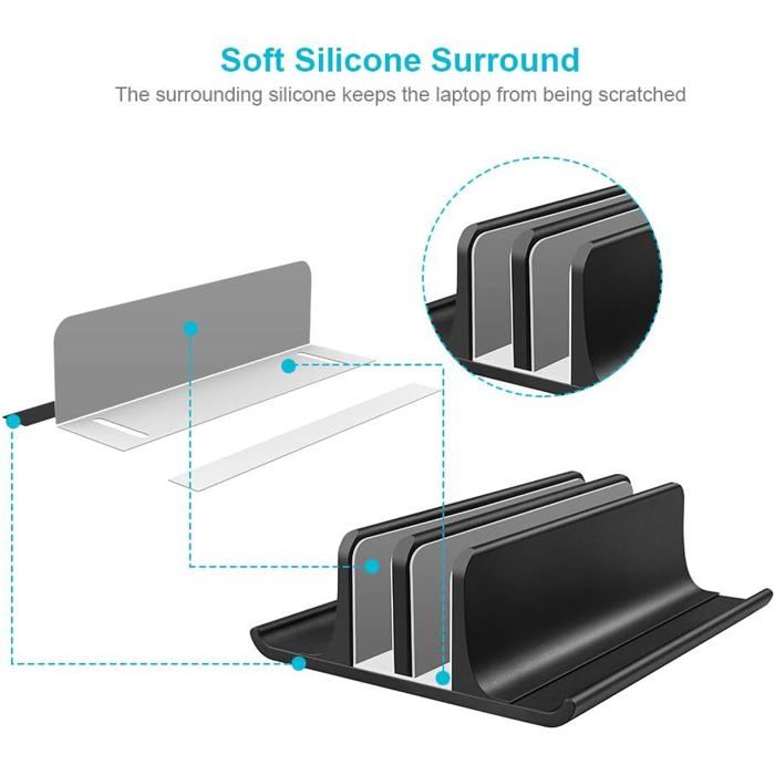 VAYDEER Support Vertical Ordinateur Portable, Support PC Portable ...
