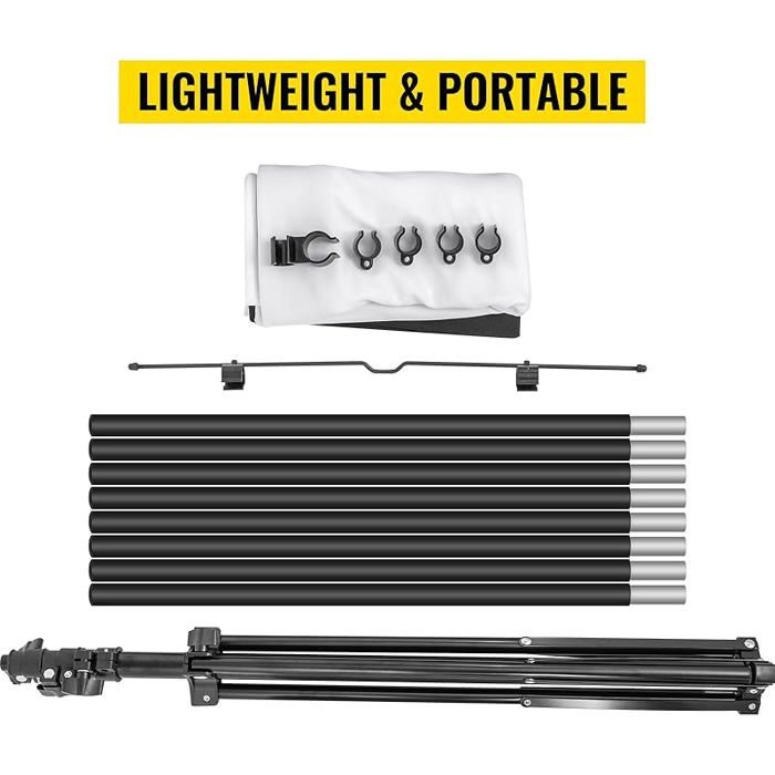 80 Inch 80 Inch Projector Canvas Projector Screen with Tripod 16:9 4K ...