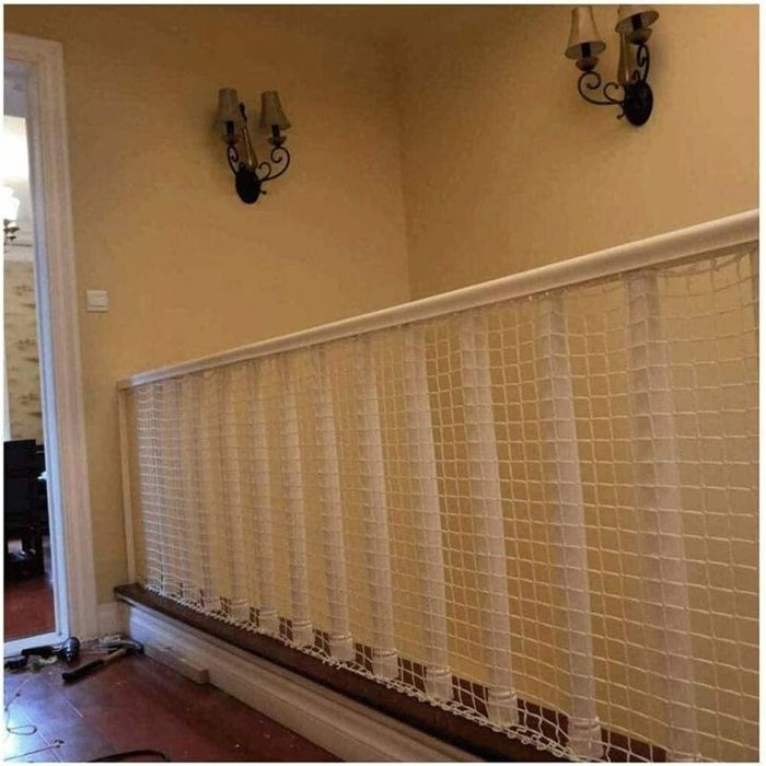 Filet de protection balcon 3x2m pour enfants et animaux – Maille 5 cm ...