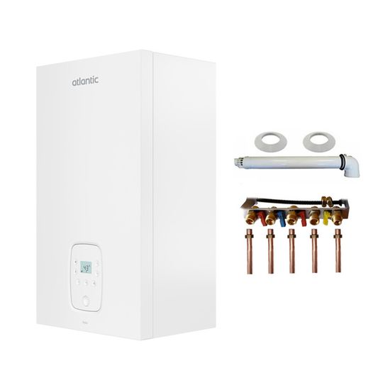 Chaudière Gaz Condensation Naema Naia 3 Micro 25 kW - Atlantic - Murale - Gaz naturel ...