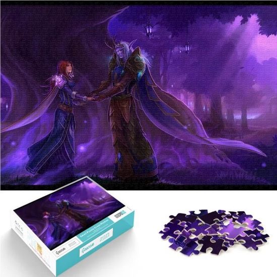 Puzzles 1000 Pièces World Of Warcraft Puzzle Adultes Enfants Puzzle ...