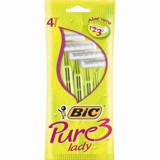 BIC Pure 3 Lady Rasoirs Jetables 3 Lames 4 unités - Achat / Vente ...
