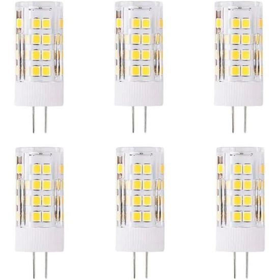 Ampoule Led G4 5W Ac-Dc 12V Equivalent À Halogène 50W, 52 X 2835 Smd Ampoules Led, Blanc Froid ...