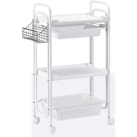 ZYFA Chariot de Coiffure Trolley pour Salon Cheveux Beauté, Rangement ...