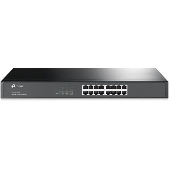 TP-Link TL-SG1016 Switch 16 Ports Gigabit (Rackable, Boîtier Métal ...
