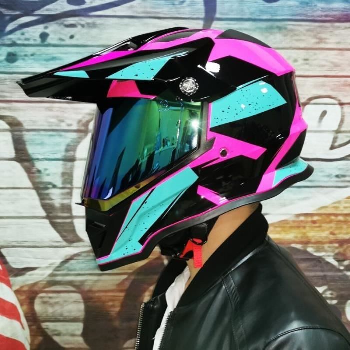 (S 7) Casque de motocross Capacete Racing Motorcycle Casque Dot ...