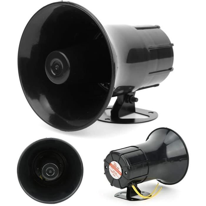 Klaxon d'alarme de voiture 12V 50W,klaxon de secours universel pour ...