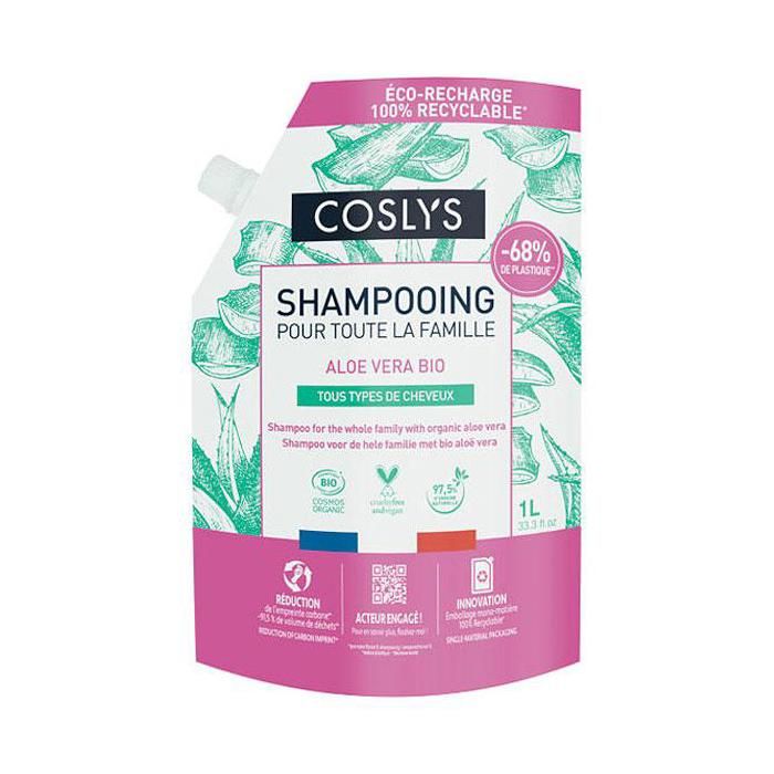 Coslys Shampooing Famille Aloe Vera Bio Doypack 1L - Cdiscount Au quotidien