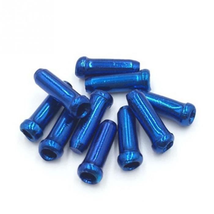 Frein vélo,Embouts de câbles de frein en aluminium, lot de 10 pièces ... Frein vélo,Embouts de câbles de frein en aluminium, lot de 10 pièces ...