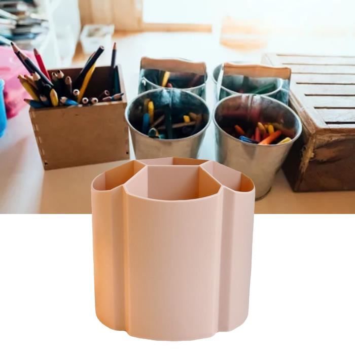 Conteneur À Stylos Porte-Stylo En Plastique Multi-Compartiments, Tasse ...