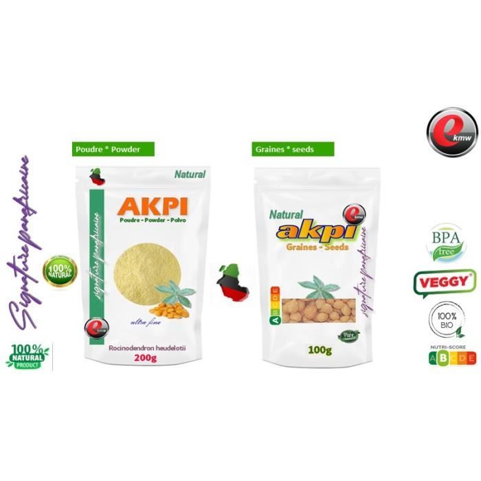 DUO D'AKPI POUDRE ET GRAINS (200g/100g) - Cdiscount Au quotidien