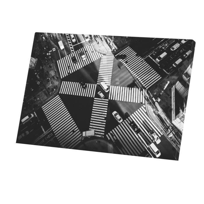 Tableau Décoratif Shibuya Intersection Tokyo Japon Ville Photo Noir et ...