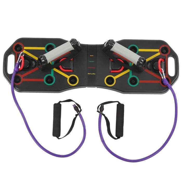 GOTOTOP Planche à pousser avec corde Planche d'entraînement portable ...