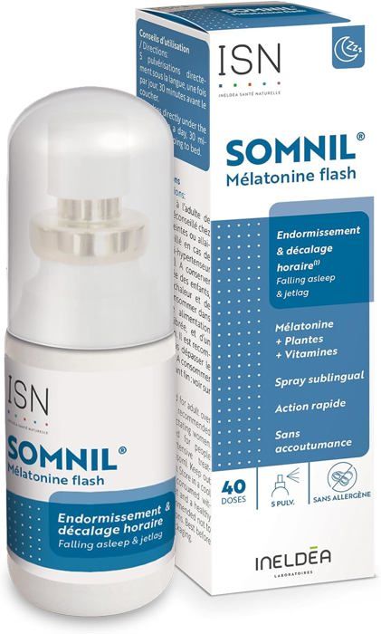ISN - Somnil Mélatonine Flash - Mélatonine, Vitamine & Mélisse ...