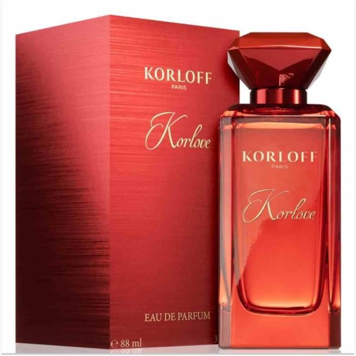 Korloff Korlove Eau de Parfum pour Femme 88ml senteur floral & gourmand ...