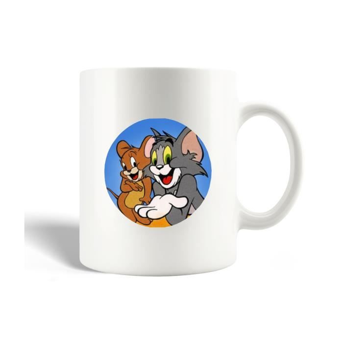 Tom & jerry Tasse Blanche - Cdiscount Puériculture & Eveil bébé