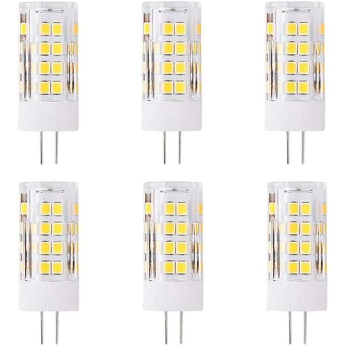 Ampoule Led G4 5W Ac-Dc 12V Equivalent À Halogène 50W, 52 X 2835 Smd Ampoules Led, Blanc Froid ...