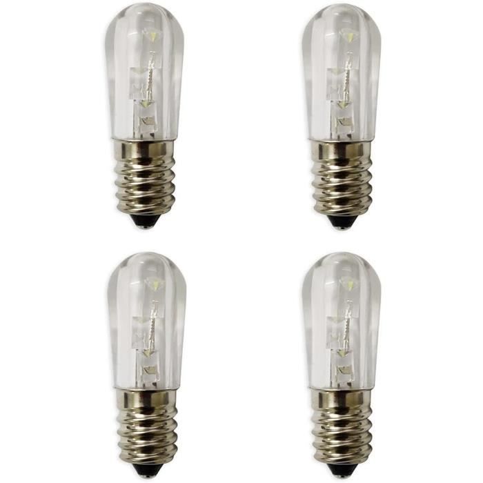 Ampoules Led E14 12V Blanc Chaud, 4Pcs E14 3Leds Lampes Ac-Dc Lampes À ...