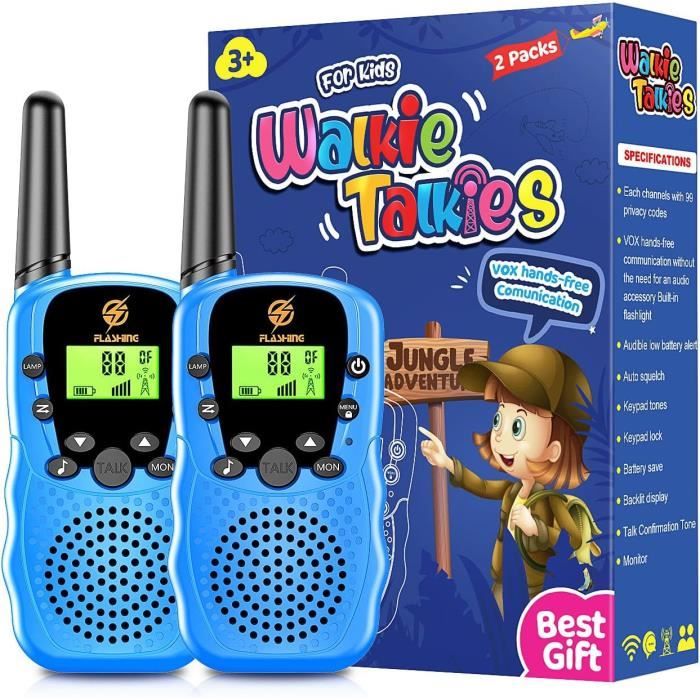 Talkie Walkie Enfants, Jouet Garcon 3 4 5 6 Ans Cadeau Garçon 3-12 Ans ...