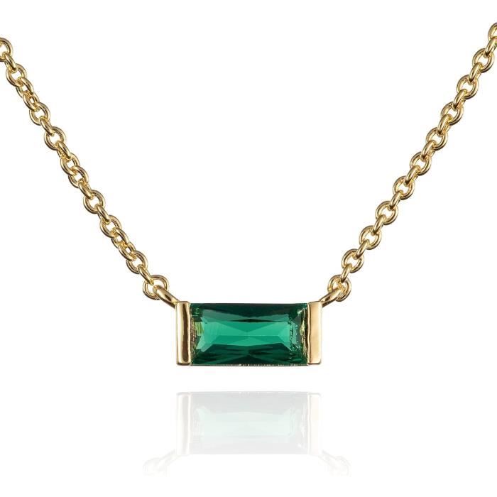 Collier Or Pour Femme Et Jeune Fille, Collier Fin Pour Femme Avec Une ...