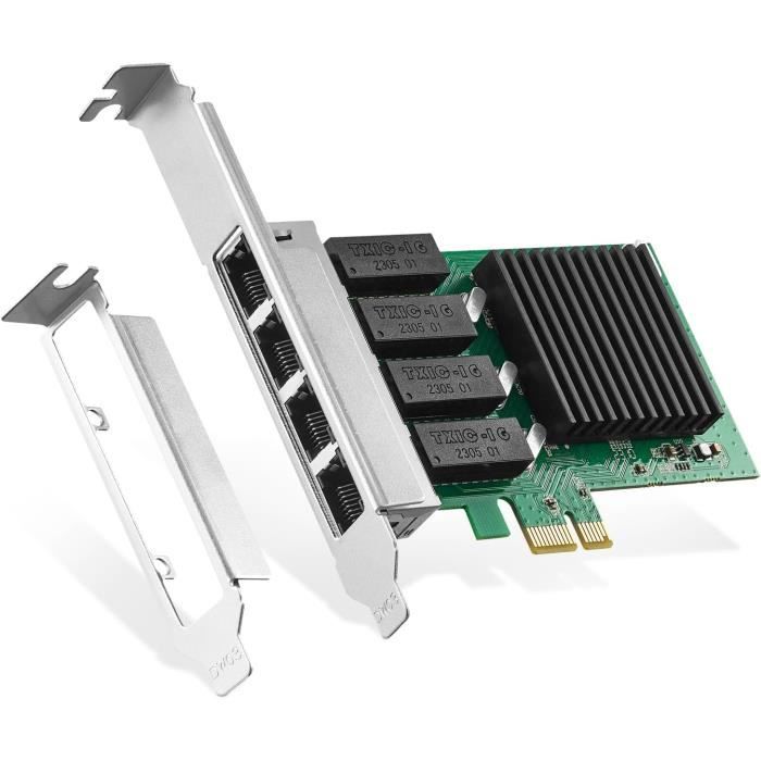 4 Port Gigabit Pcie Network Adapter, Realtek Rt8111H Controller 1000 ...