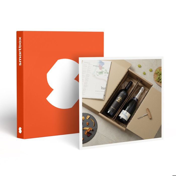 Coffret Cadeau SMARTBOX - Coffret de 2 bouteilles : vin rouge et ...