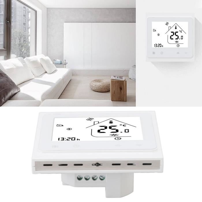 Sonew Thermostat pour la maison Thermostat Programmable à écran Tactile pour Chauffage et ...