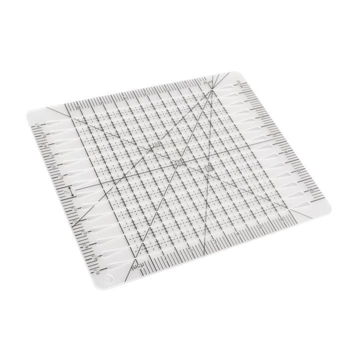 Règle de courtepointe - SURENHAP - Acrylique Transparent - Échelle ...