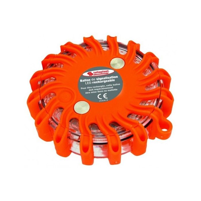 Balise de signalisation à LEDS rechargeable et magnétique 1 unité ...