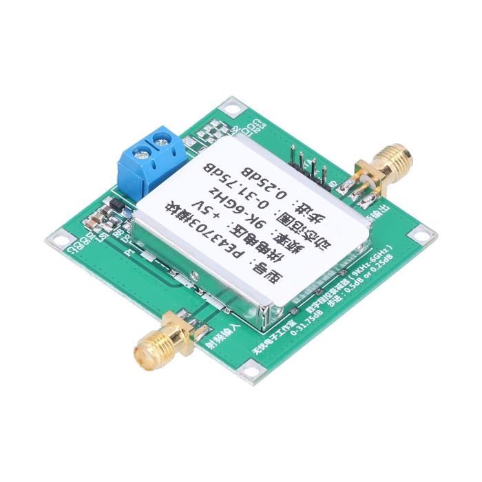 Module d'atténuateur RF numérique TBEST PE43703 - 9K-6GHz - Blanc ...