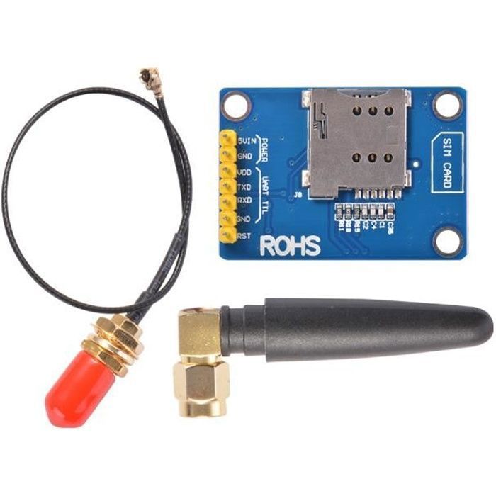 XCSOURCE SIM800L Module Quad-Bande GSM GPRS SMS avec IPEX Câble Antenne ...