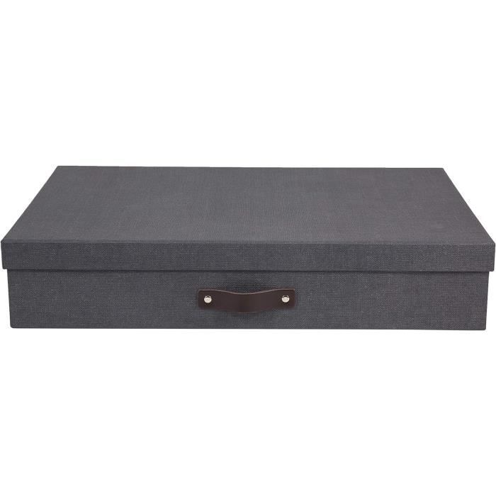 Boîte de rangement pour documents A3 - Rangement avec couvercle et ...