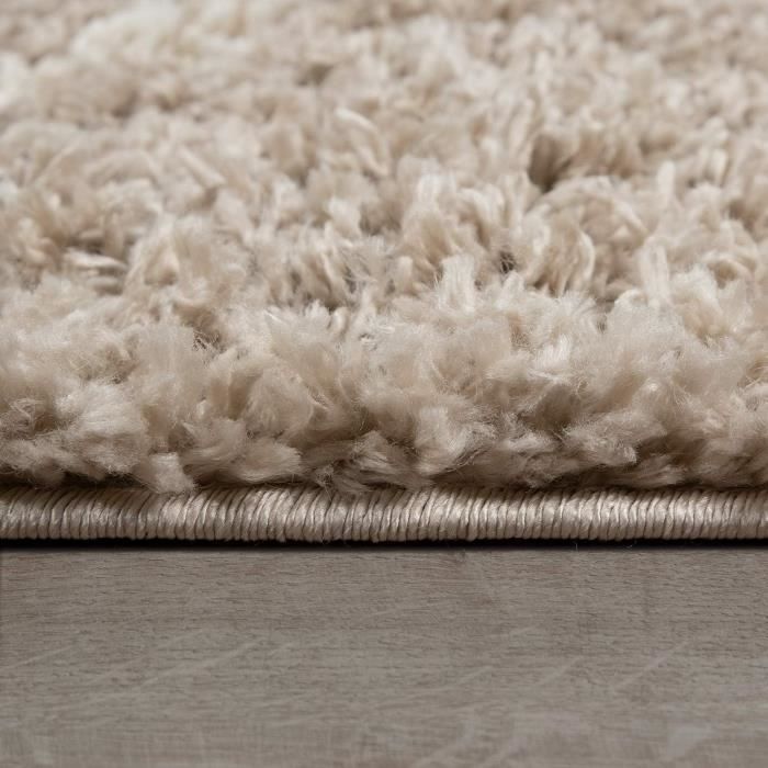 Tapis À Poils Longs, Shaggy Doux Salon Style Scandinave Avec Motif Losanges, Dimension:120 Cm ...