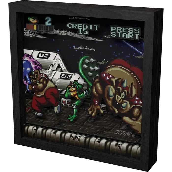 Pixel Frames - Battletoads Big Bad Boot - 23x23 cm - Cdiscount Maison